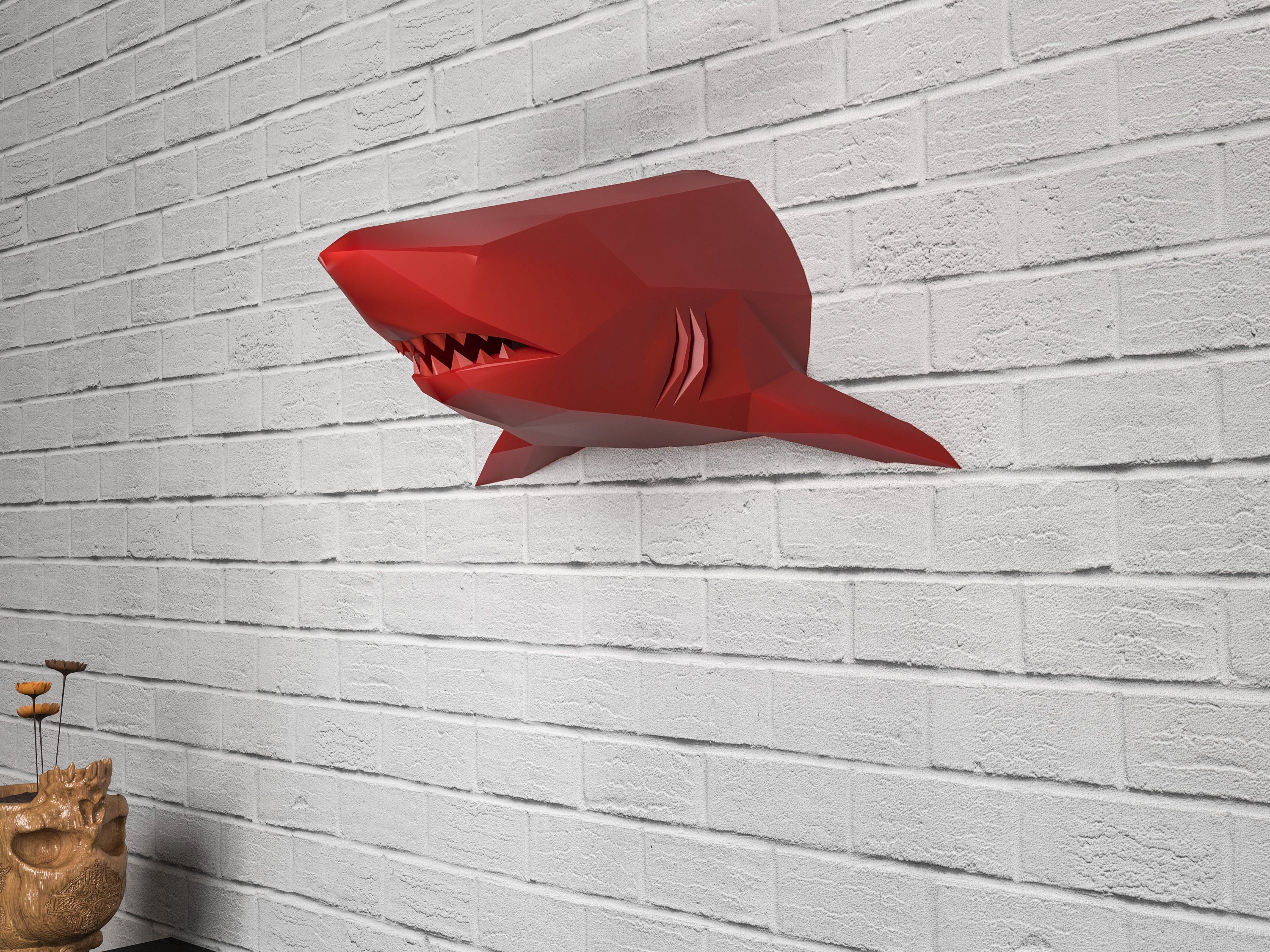 Shark Wall Decor, Baby Shark Wall Decor, Shark Gift for Boys, Mountable ...