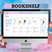 Bookshelf Notion Template Notion Reading Journal Template Book Tracker ...