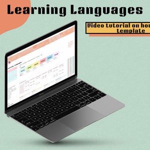 Learning Language Notion Template | Notion Learning Template | Notion ...