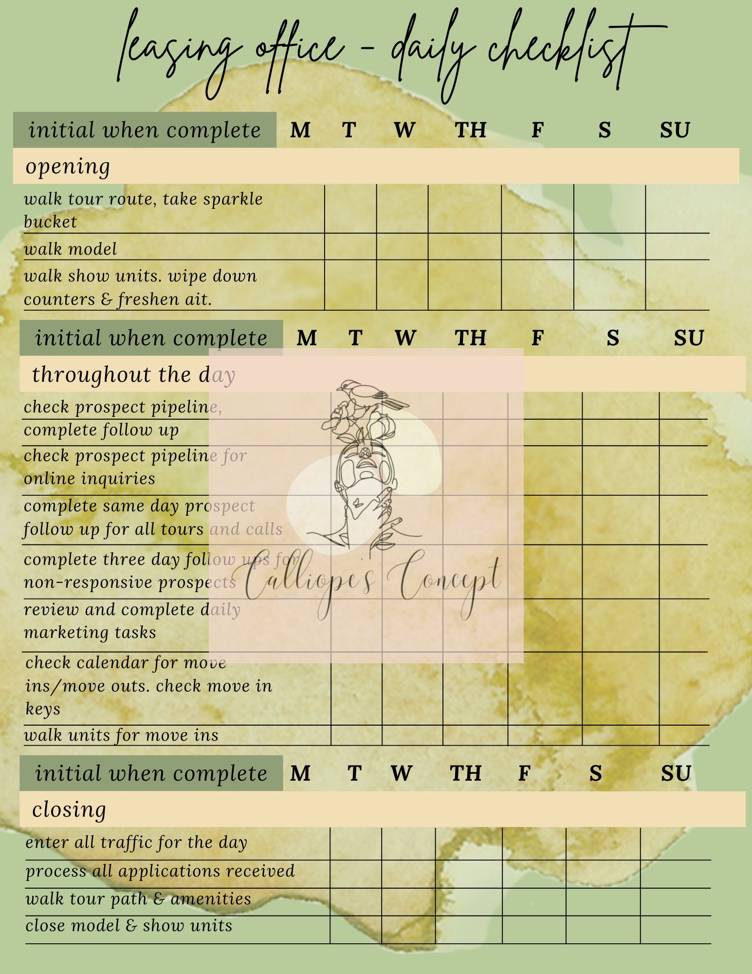 Printable Planner for Property Management - Etsy