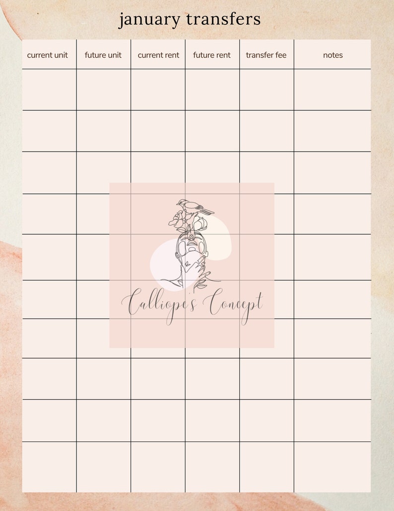 Printable Planner for Property Management - Etsy