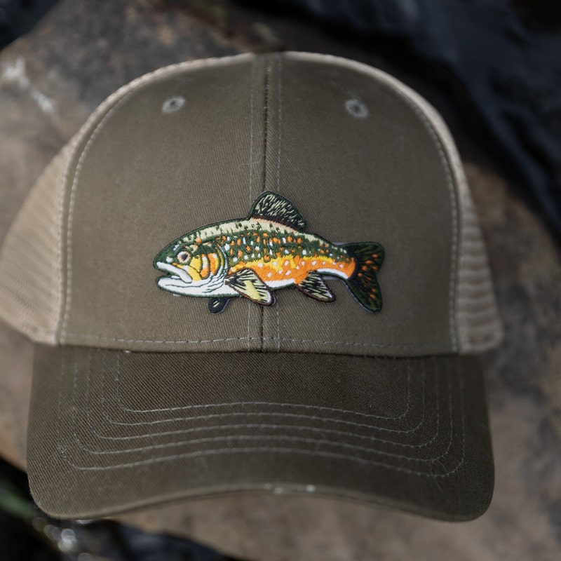 Brown Trout Embroidery - Etsy