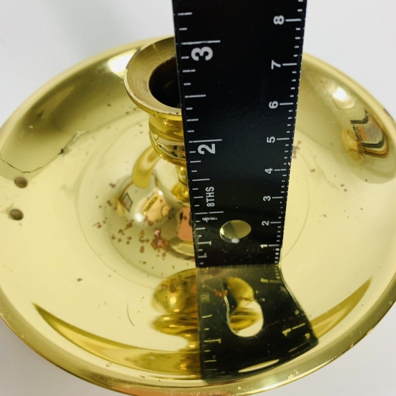 Baldwin Solid Brass Maid Chamberstick Candlestick Candle Holder Vintage ...
