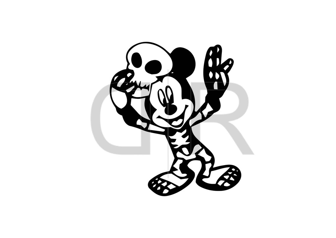 Mouse Skeleton SVG Mickey SVG Castle Trip SVG Customize - Etsy Finland