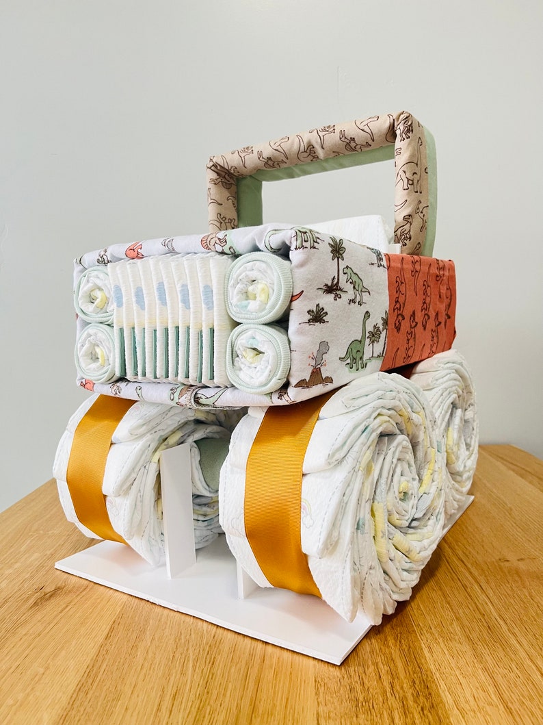 Dinosaur Diaper Jeep, Dinosaur Theme Baby Shower, Safari Diaper Jeep ...