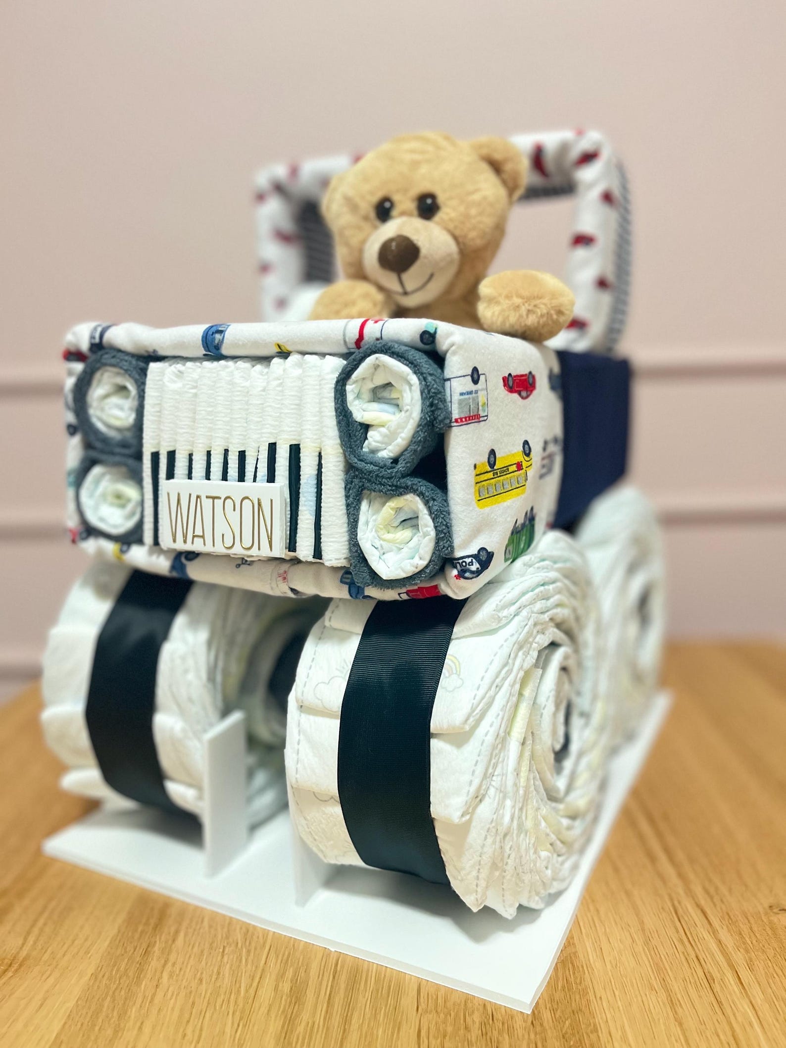 Car Theme Diaper Jeep, Diaper Truck, Boy Baby Shower Gift, Vehicle ...