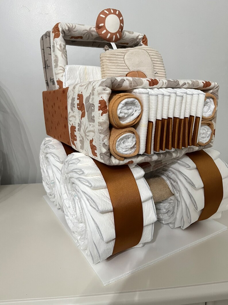 Elephant Diaper Jeep Elephant Theme Baby Shower Safari - Etsy