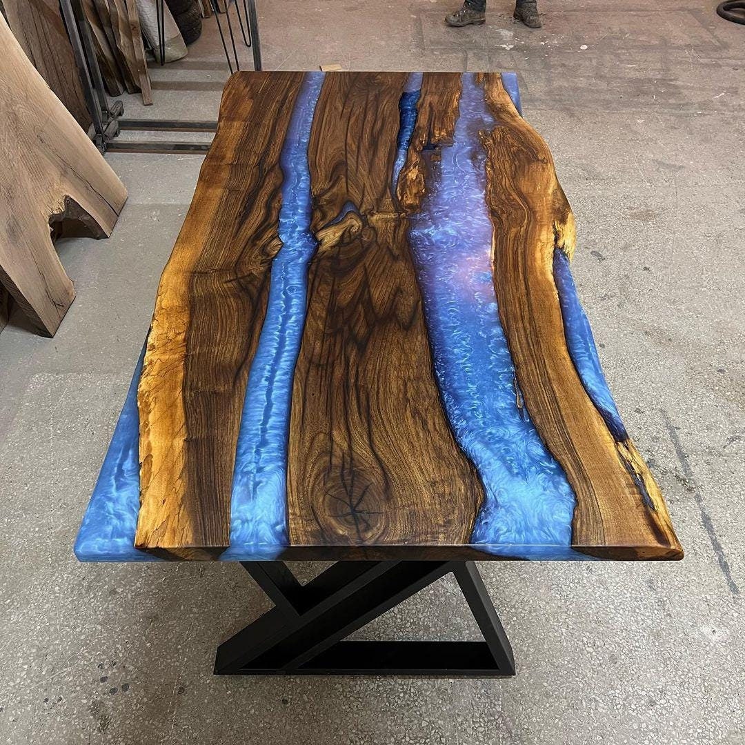 Epoxy Dining Table, Epoxy Resin Table, Epoxy Table Top, River Table ...