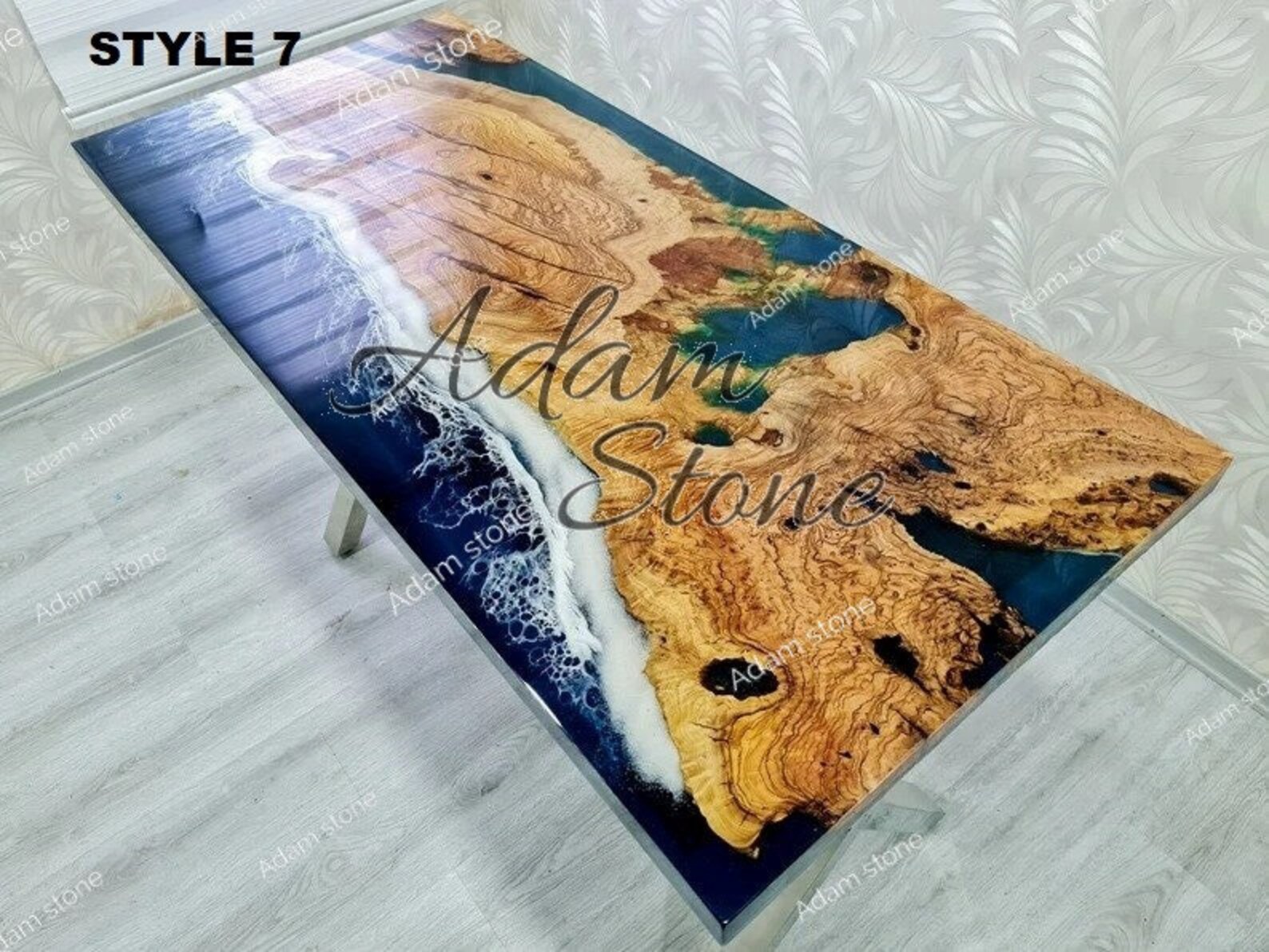 Epoxy Dining Table, Epoxy Resin Table, Epoxy Table Top, River Table ...
