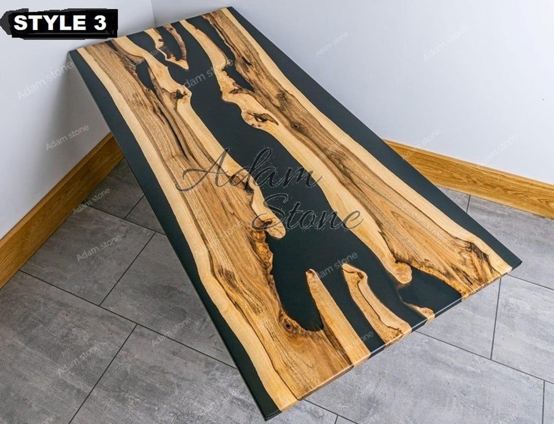 Epoxy Dining Table Epoxy Resin Table Epoxy Tabletop River - Etsy