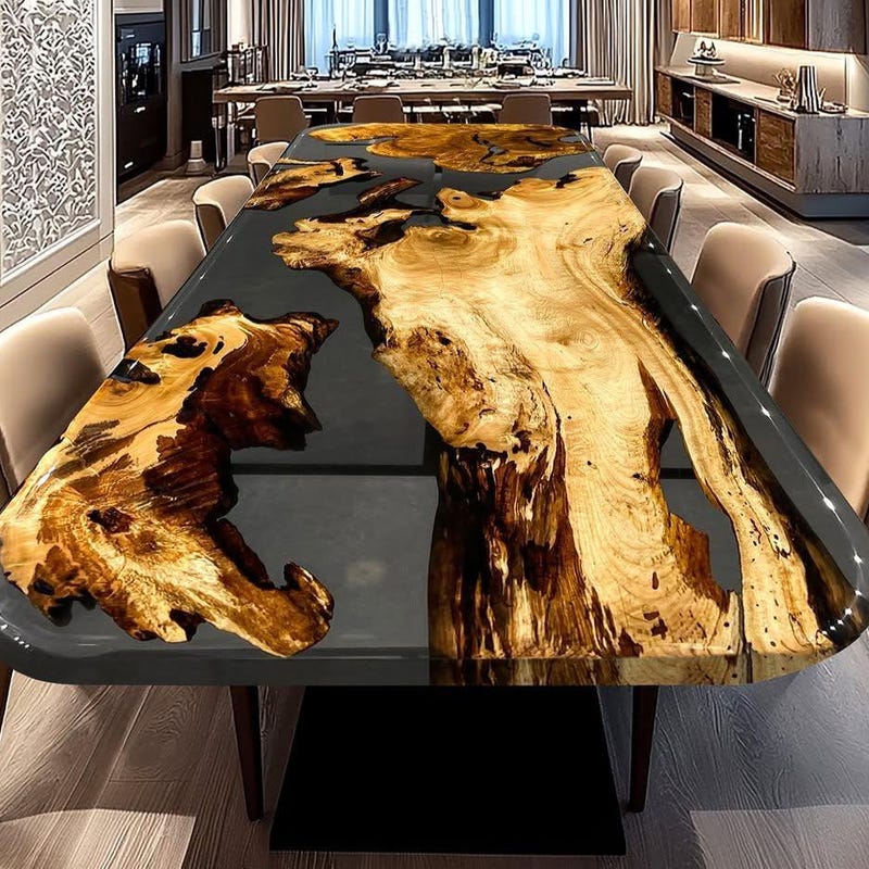 Epoxy Dining Table in Usa - Etsy