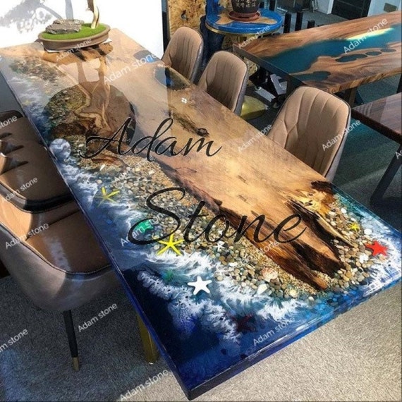 Epoxy Dining Table Epoxy Resin Table Epoxy Table Top River | Etsy