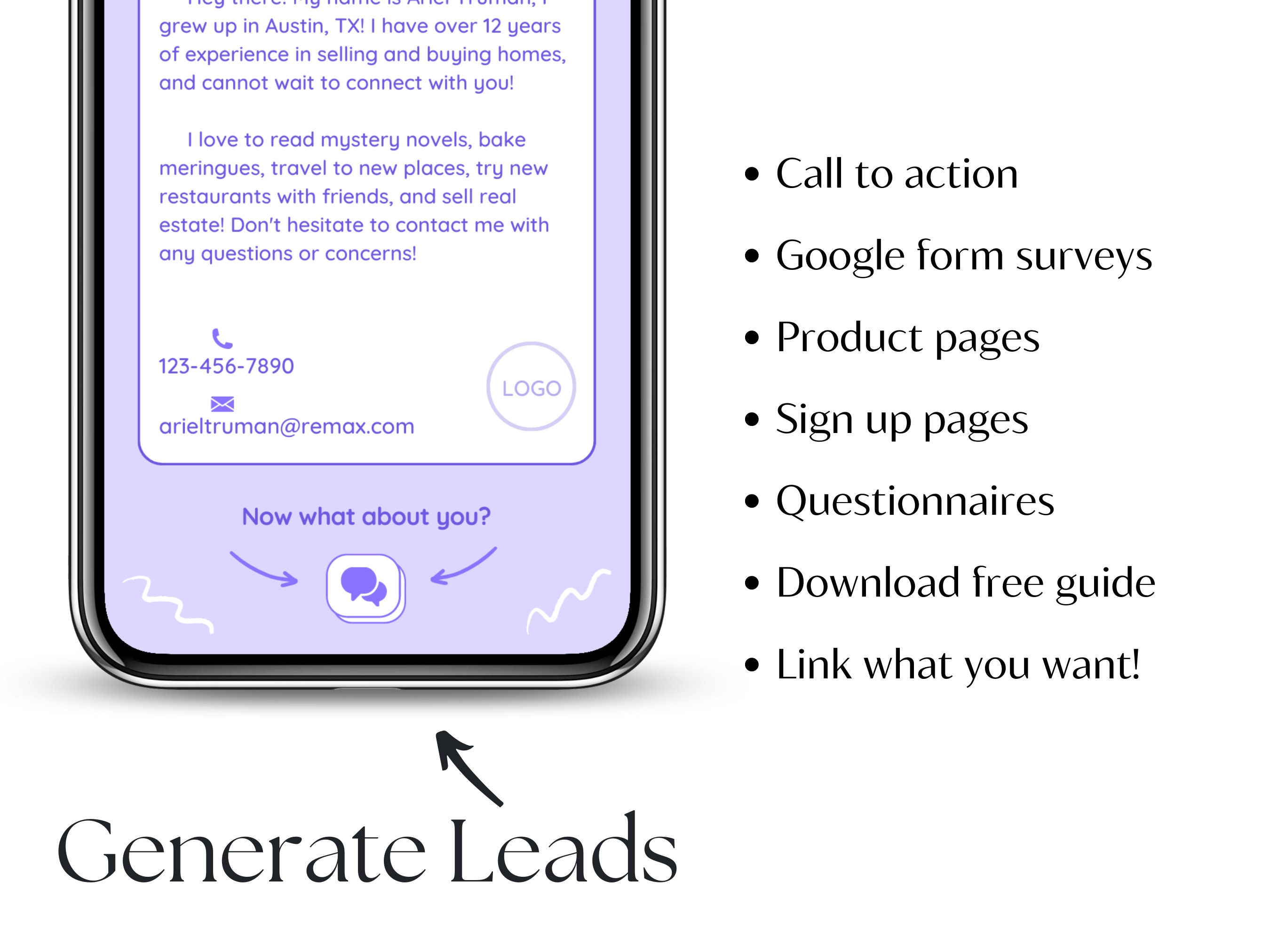 Interactive Digital Business Card Bundle, Editable Canva Templates ...