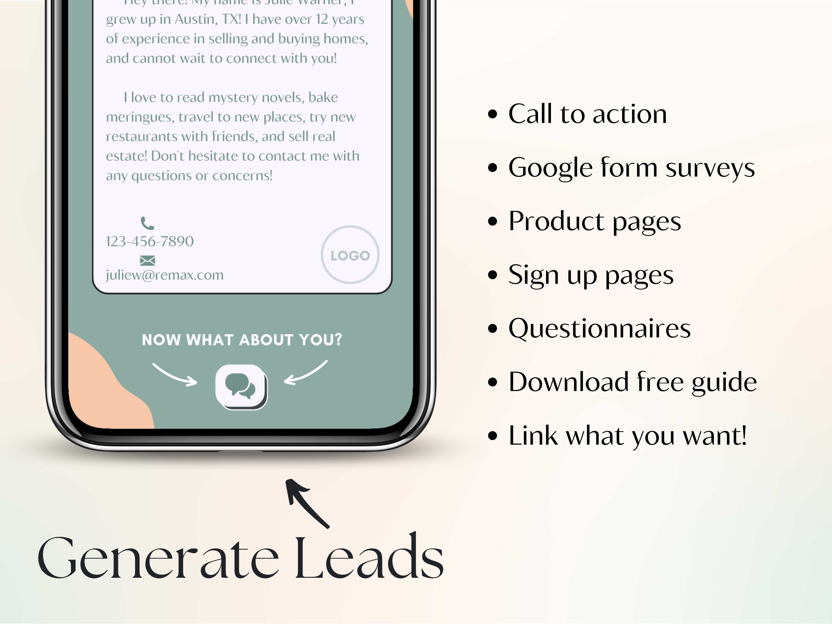 Interactive Digital Business Card Bundle, Editable Canva Templates ...