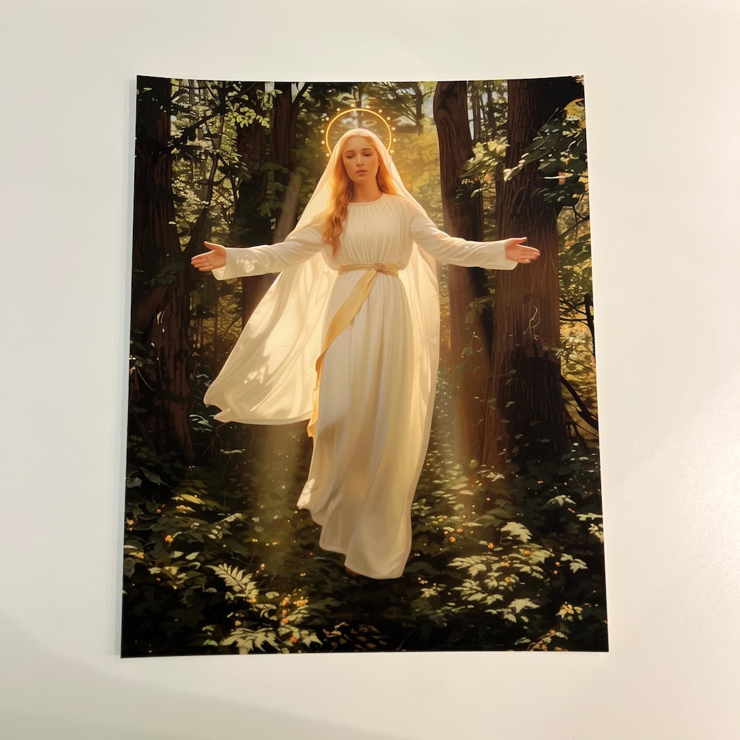 ART PRINT Our Lady of Champion, Our Lady of Good Help, Virgin Mary, Marian Apparition, Catholic ...