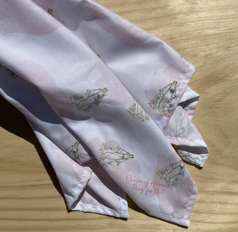 Queen of Heaven Catholic Bandana Head Scarf - Etsy