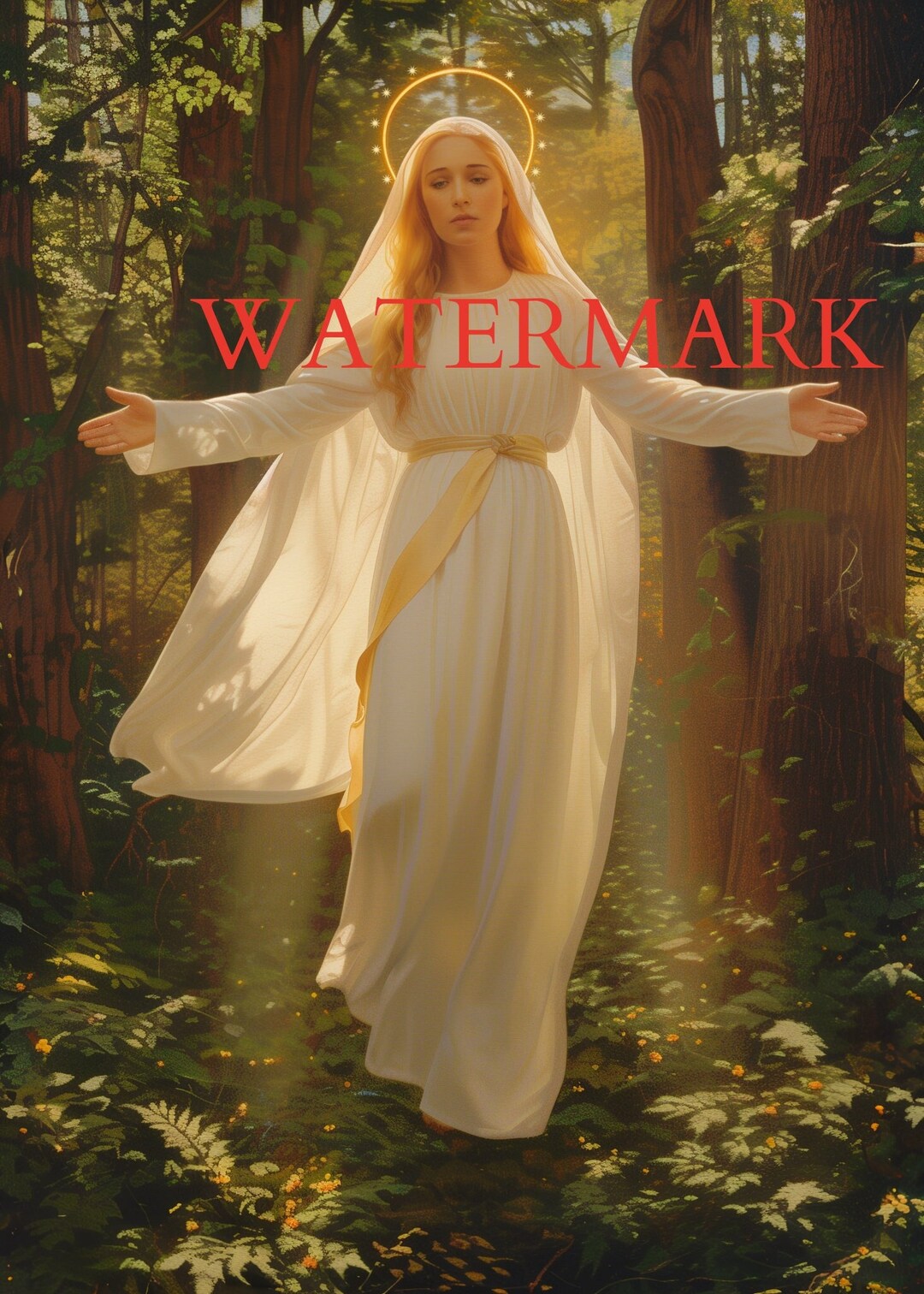 ART PRINT Our Lady of Champion, Our Lady of Good Help, Virgin Mary, Marian Apparition, Catholic ...