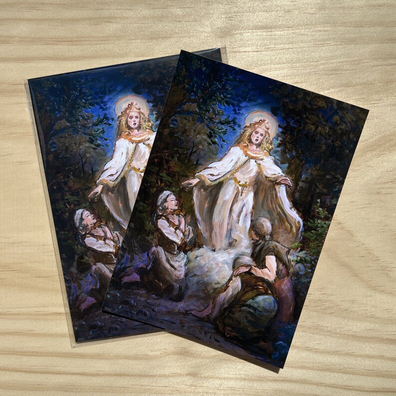 Our Lady of Good Help, Our Lady of Champion, Marian Apparition, Catholic Art PRINT - Etsy
