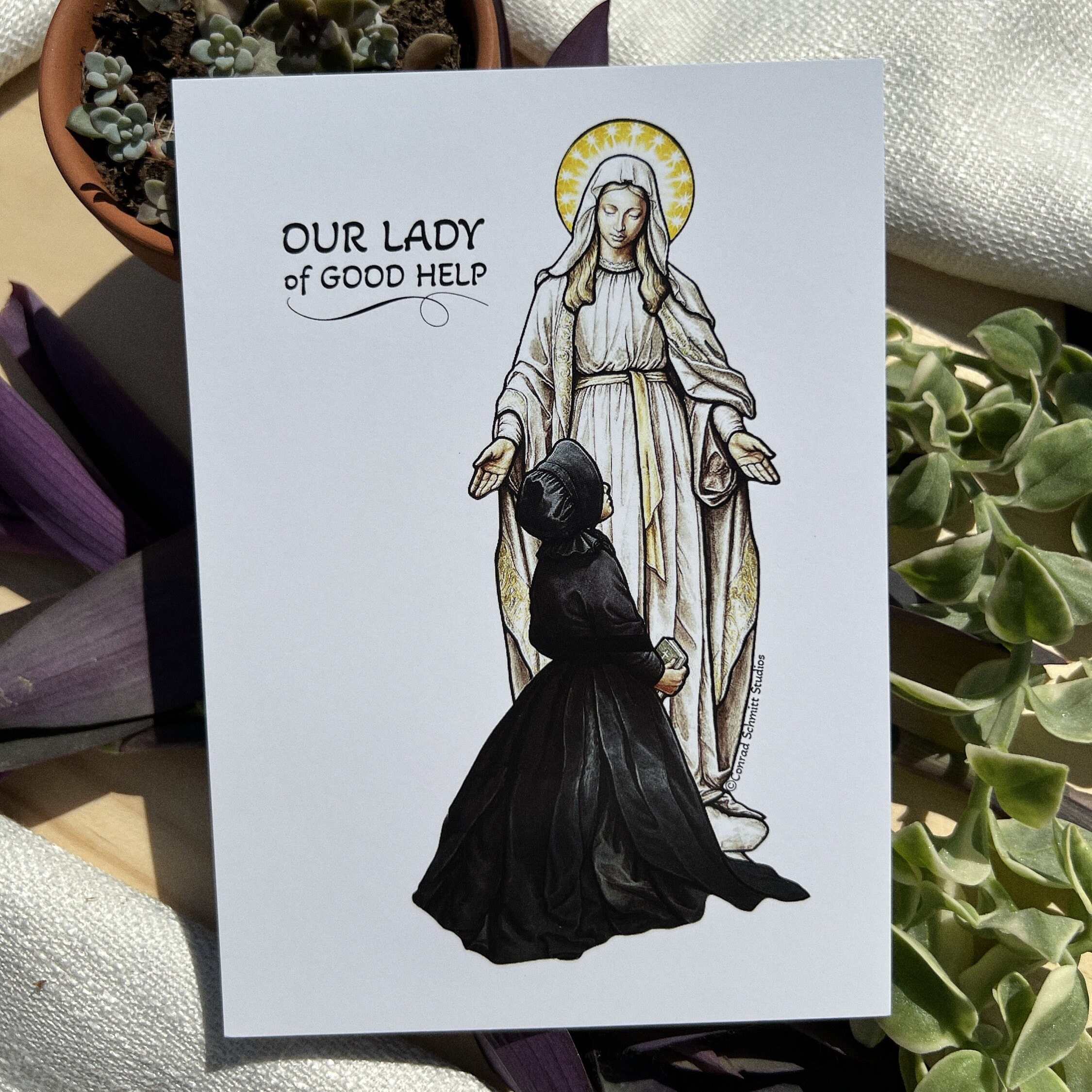 Our Lady of Good Help, Our Lady of Champion, Catholic Art, Virgin Mary ...
