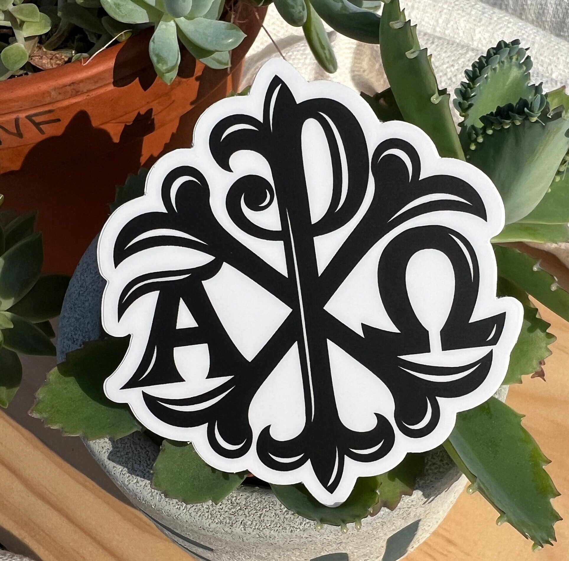 Chi Rho Alpha Omega 3 INCHD DIE CUT Sticker Catholic Sticker - Etsy