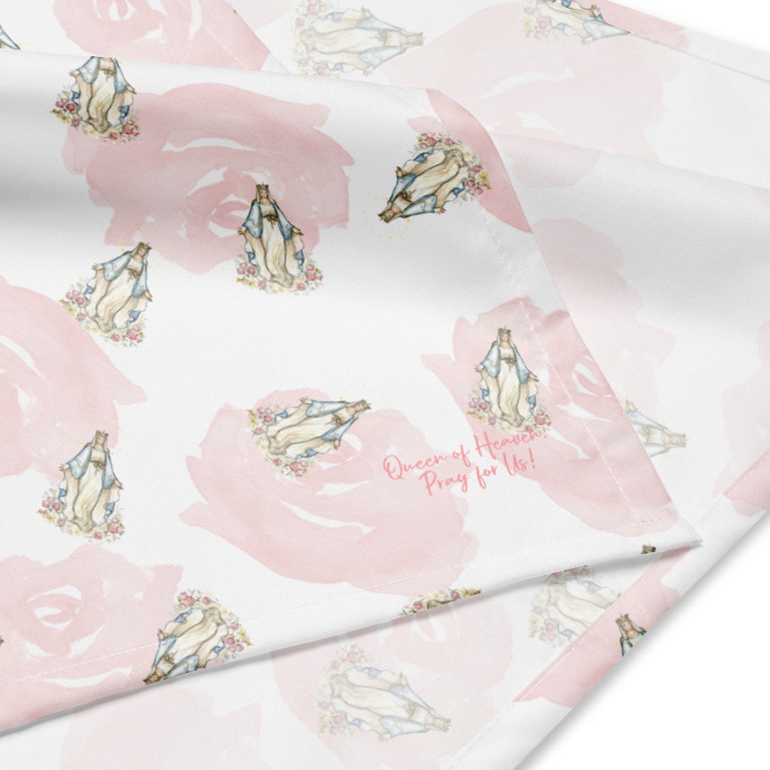 Queen of Heaven Catholic Bandana, Head Scarf - Etsy