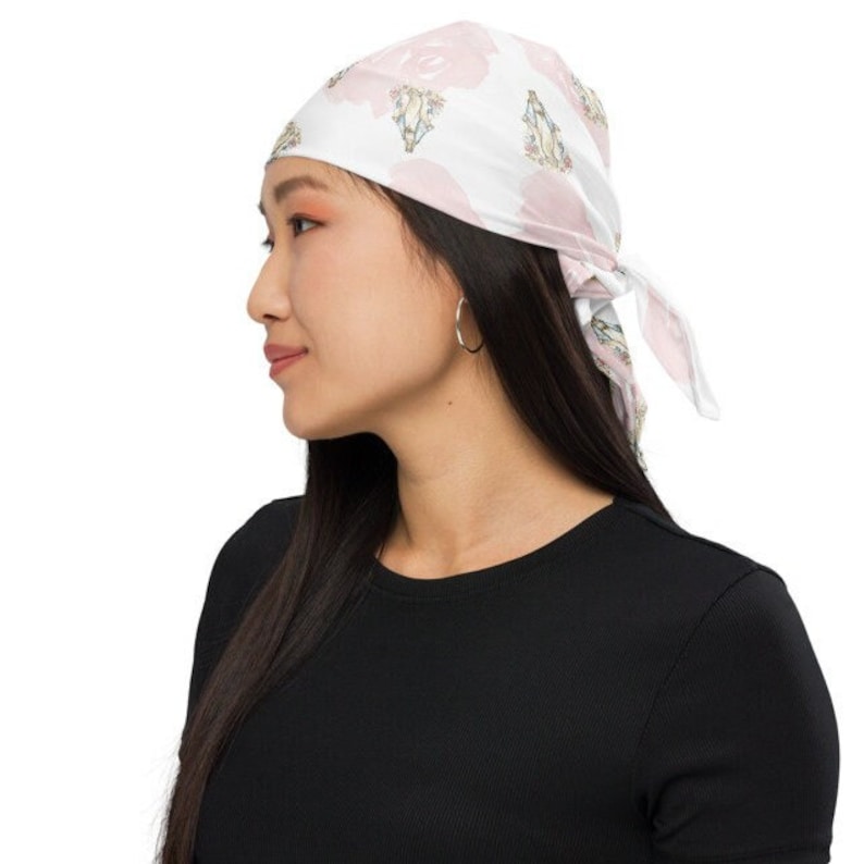 Queen of Heaven Catholic Bandana, Head Scarf - Etsy