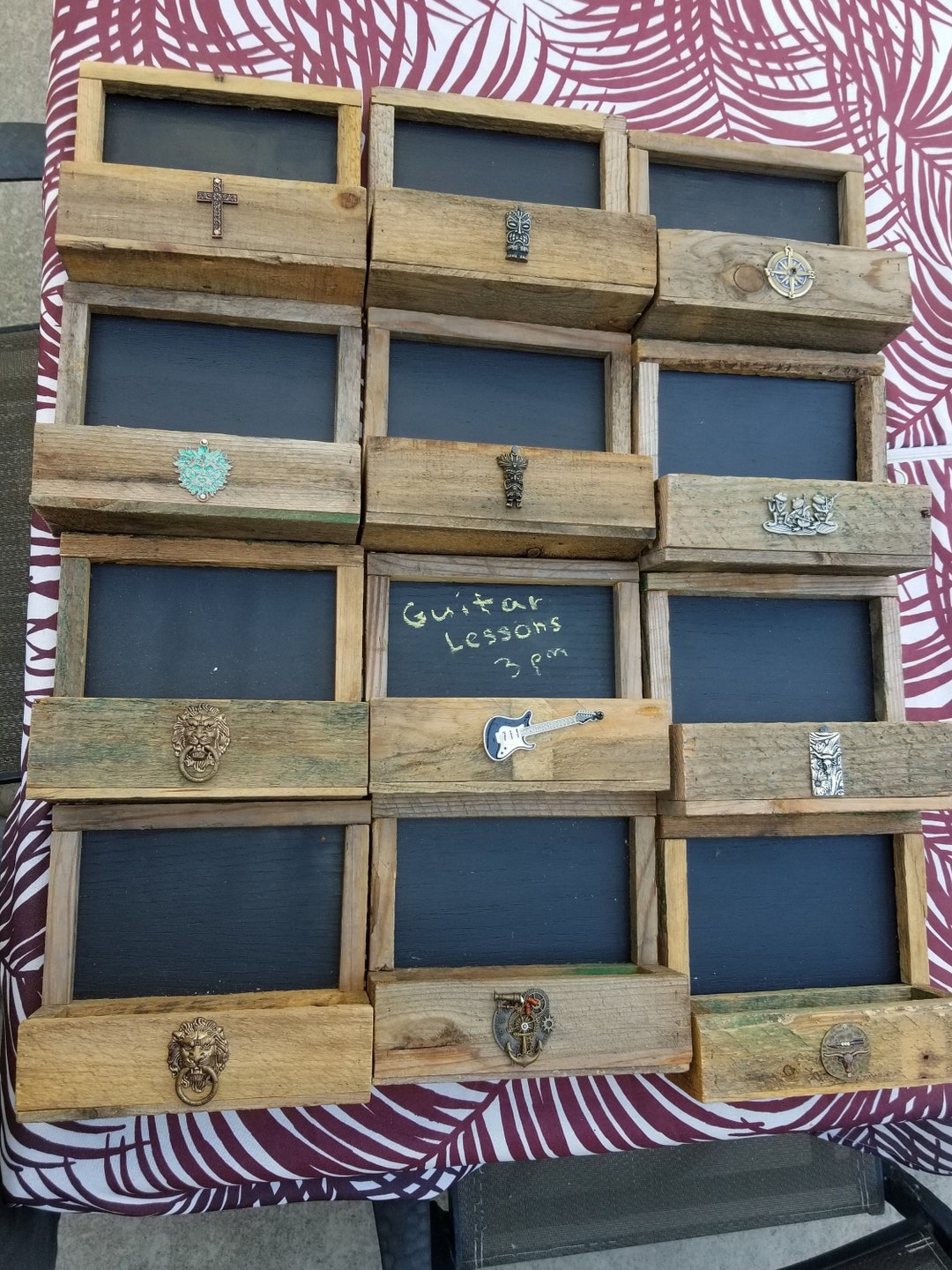 Chalkboard Key and Phone Boxes. Each Made With Reclaimed Wood and a ...