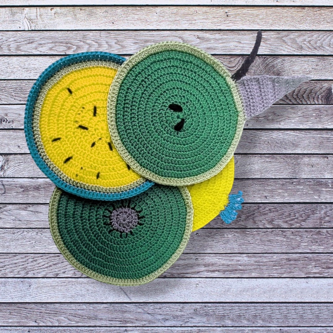 Summer Fun Glass Coaster Set: 5 Inch Reusable Coasters for Juices ...