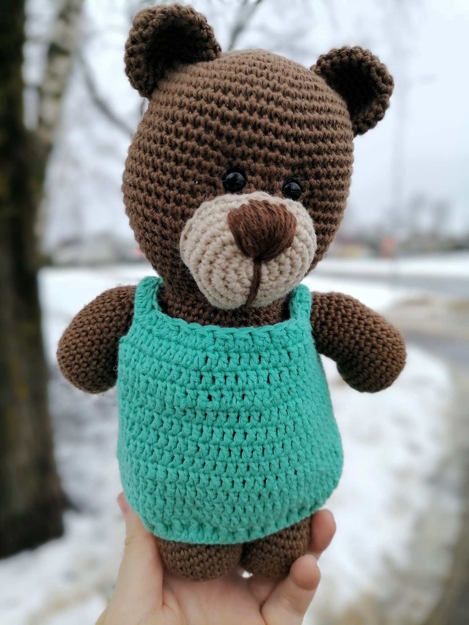 Crochet Pattern: Mr. Bean Teddy Bear With Build-a-bear Clothes Adorable ...