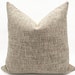 Throw Pillows | Greige Woven Pillow | Neutral Tweed Pillow | Handmade ...