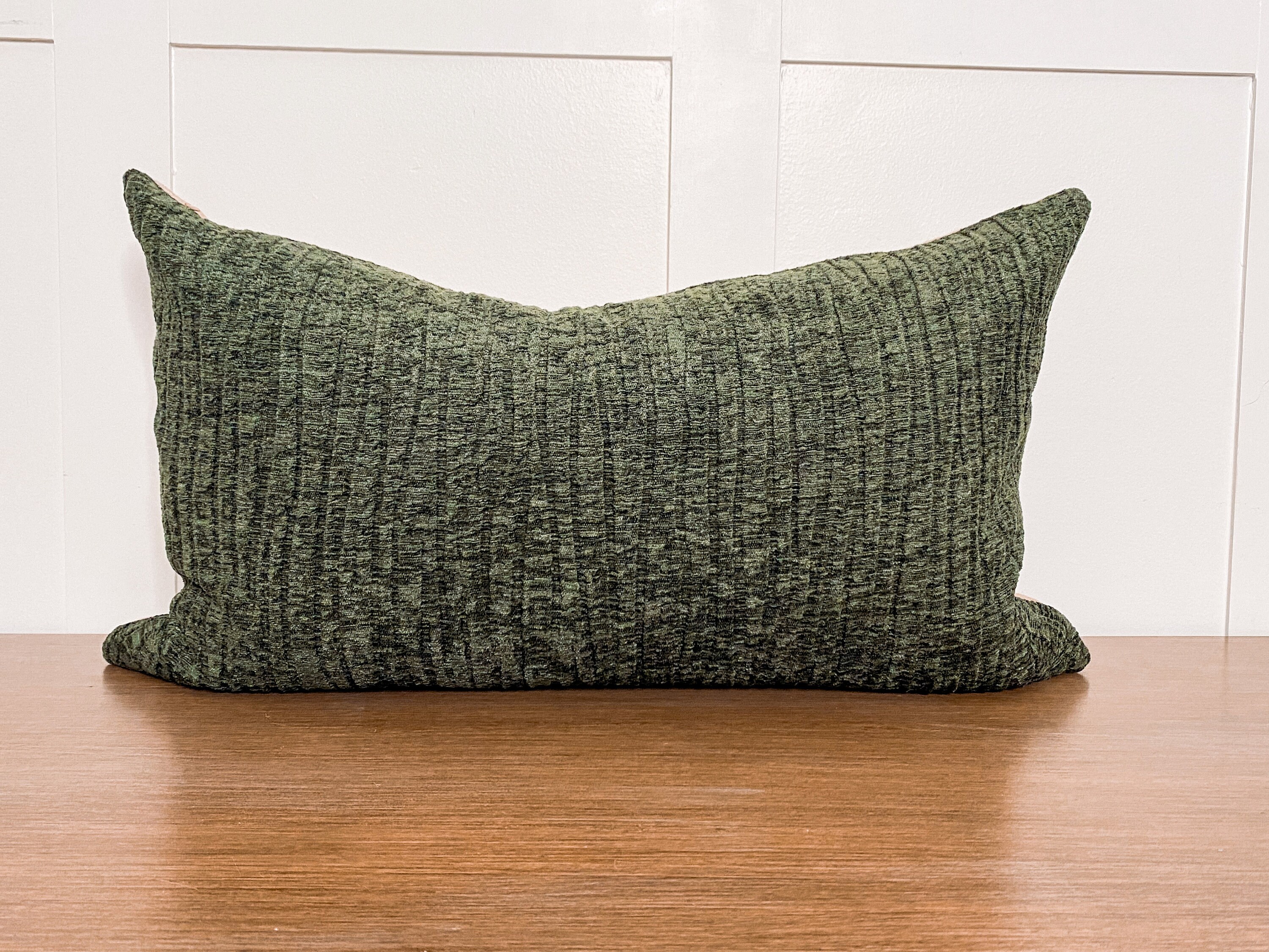 Throw Pillow | Dark Green Velvet Pillow | Winter Pillow | Holiday ...