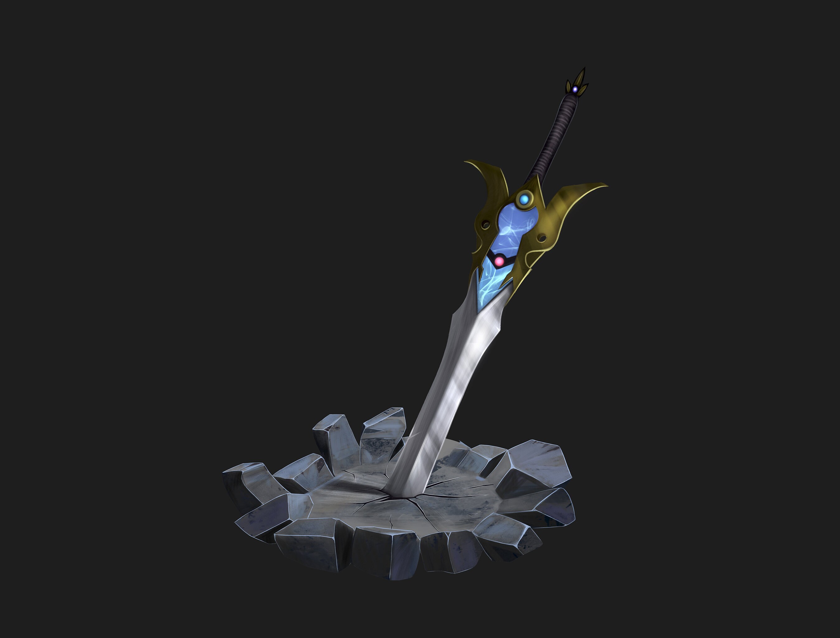 Magical Sword Gaming Sword Fantasy Sword Gaming Weapons - Etsy