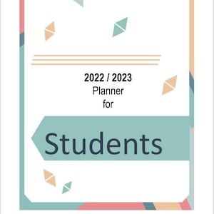 2022-2023 Back to School Planner - Etsy