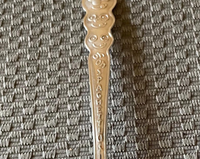 Silverplate Spaghettios Spoon by International Silver - Etsy