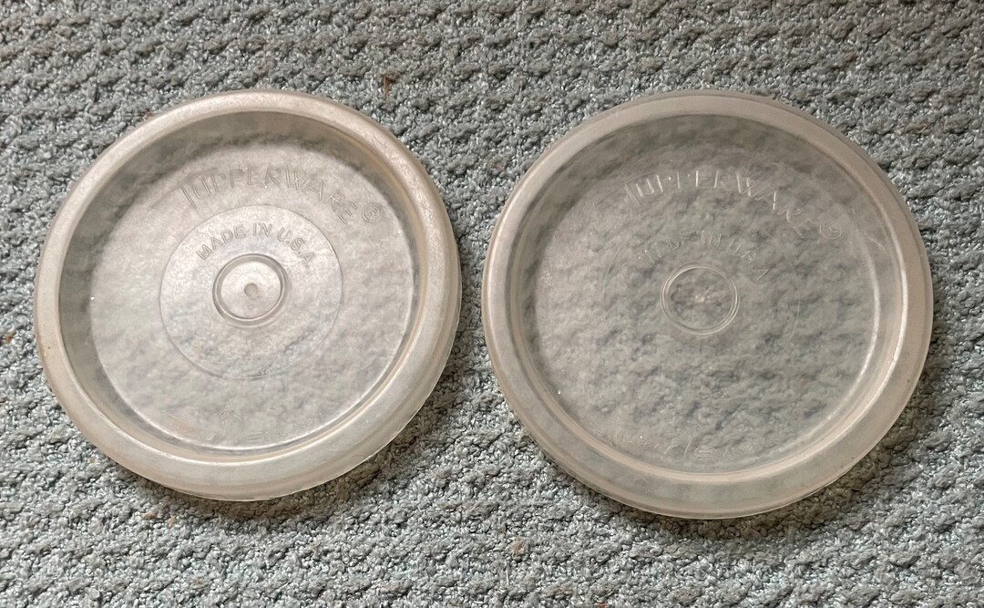 Tupperware Lid 294 Set of 2 - Etsy