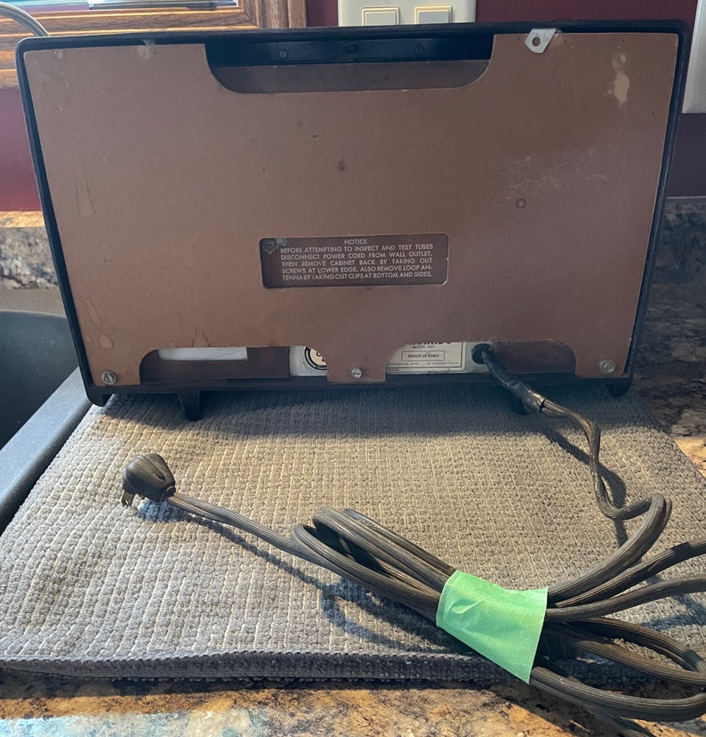 Vintage Coronado Tube Radio Model 05RA37-43-8360A - Etsy