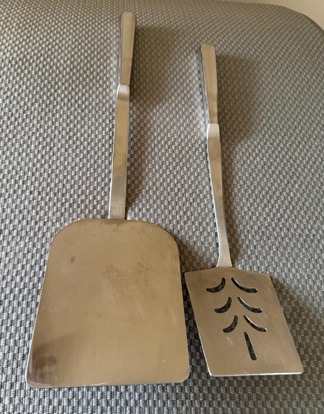 18/10 Stainless Steel Spatula Set of 2 - 1 Slotted Spatula & 1 ...