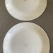 Vintage Corelle White Dinner Plates - Set of 2 - Etsy