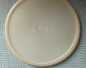 Vintage Clear Tupperware Round Lids With “C” - Tabs 227, 6” Diameter ...