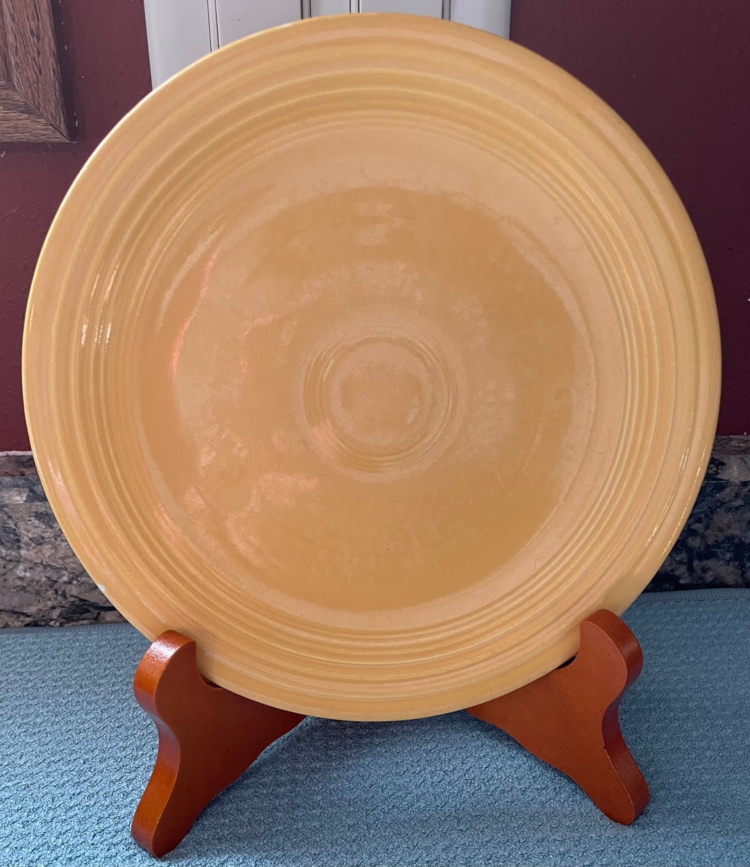 Vintage Fiesta Yellow 7 1/4" Plate - Etsy