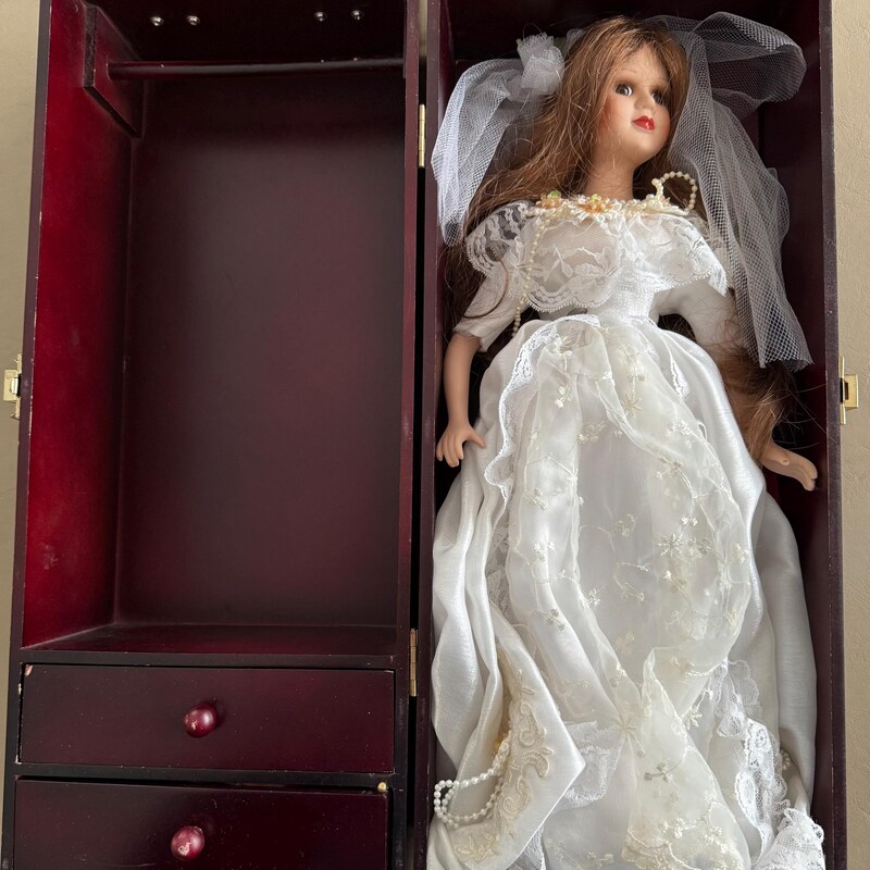 Porcelain Bride Doll - Etsy