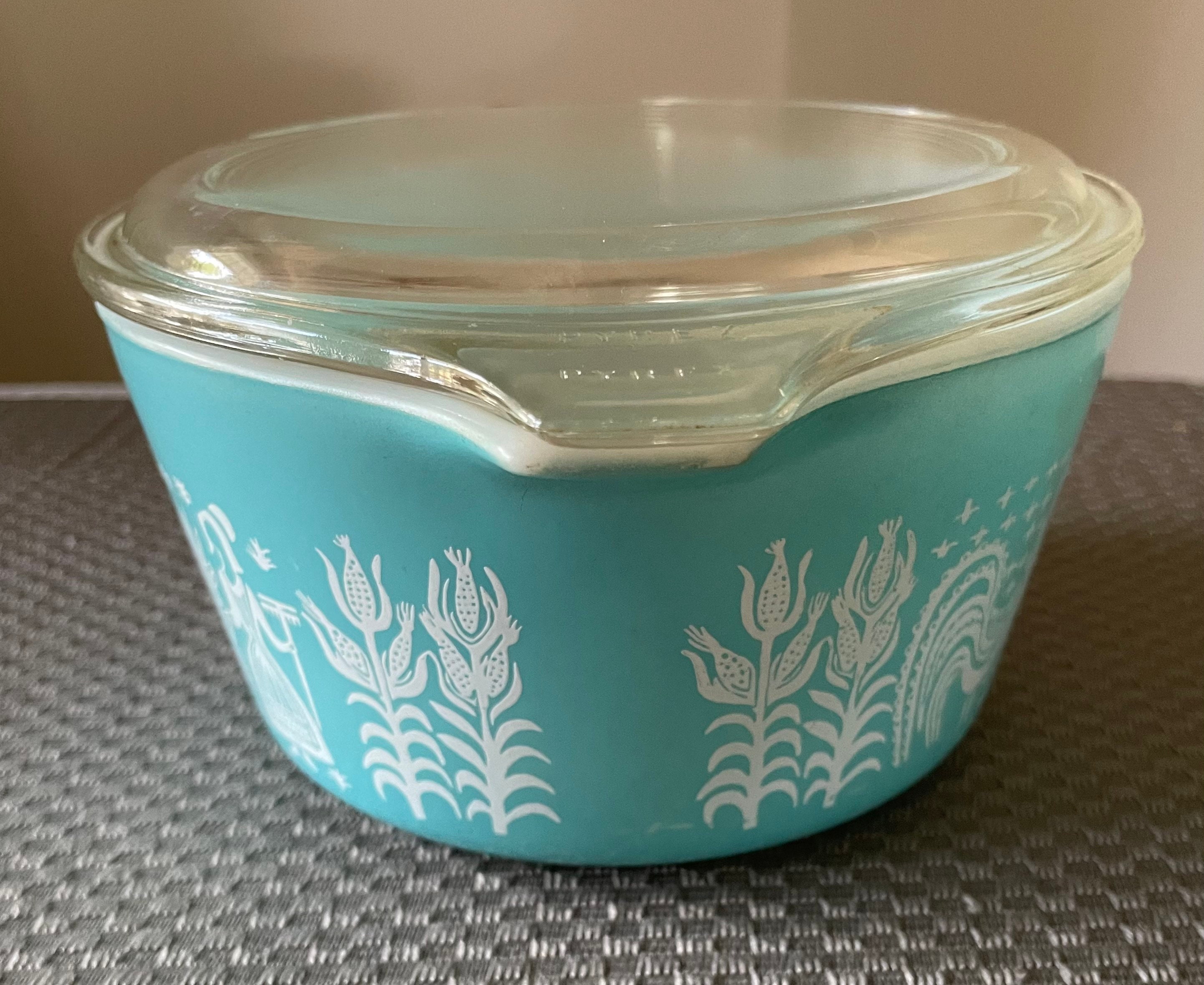 Vintage Pyrex 1 Qt Butterprint Casserole With Lid 473 - Etsy