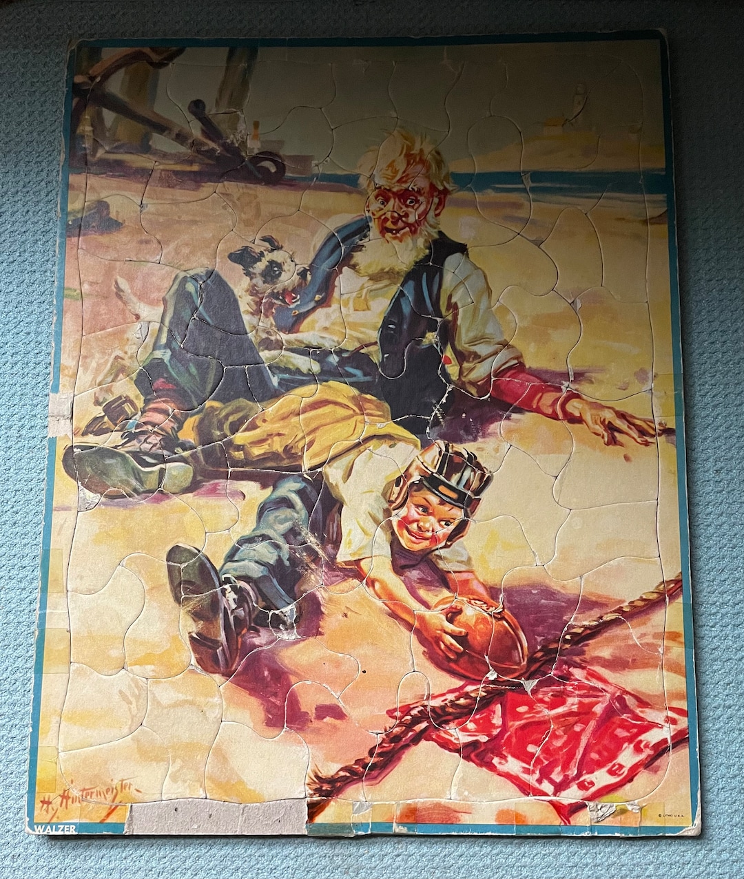 Vintage Perfect Children's Frame Tray Puzzle - Etsy