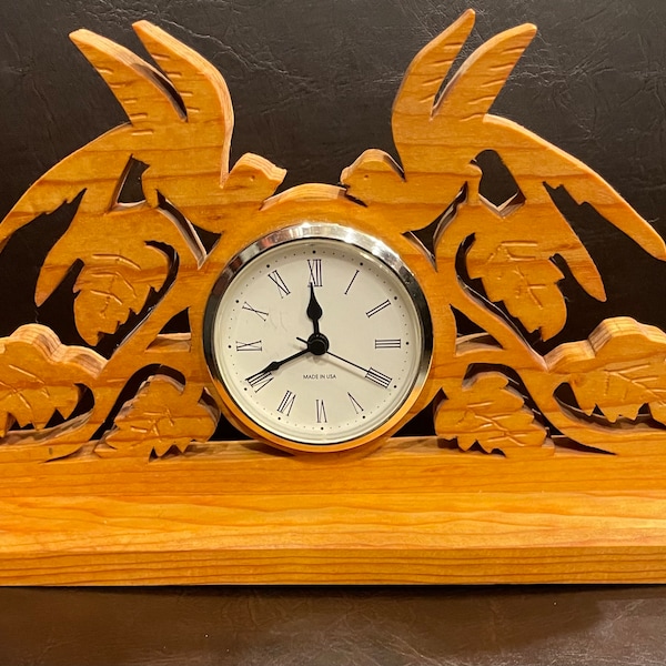 Carved Clock - Etsy