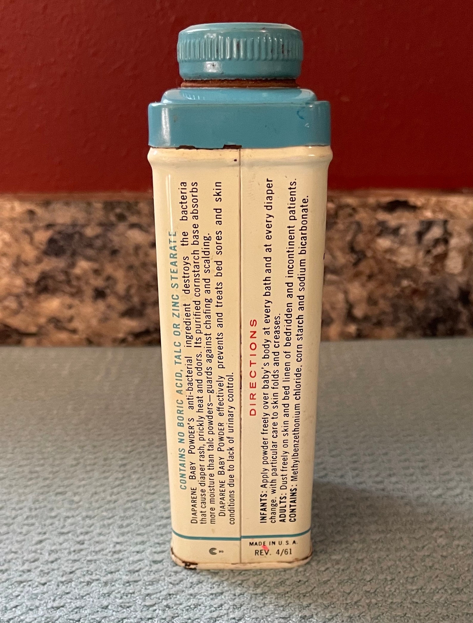 Vintage Diaparene Baby Powder Tin - Etsy