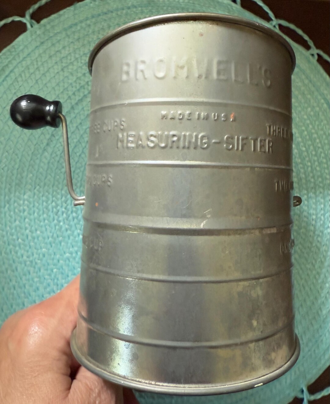 Vintage Bromwell's Measuring Sifter - 3 Cup Capacity - Etsy