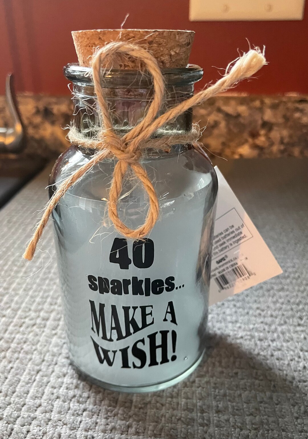 Light up Twinkle Jar by Ganz - 40 Sparkles...make A Wish! - Etsy