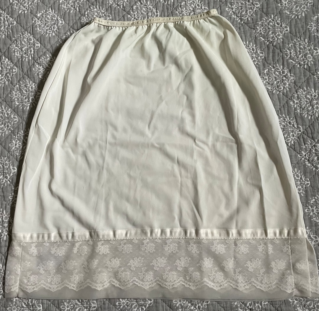 Vintage Lorraine Half Slip Size Short Medium - Etsy