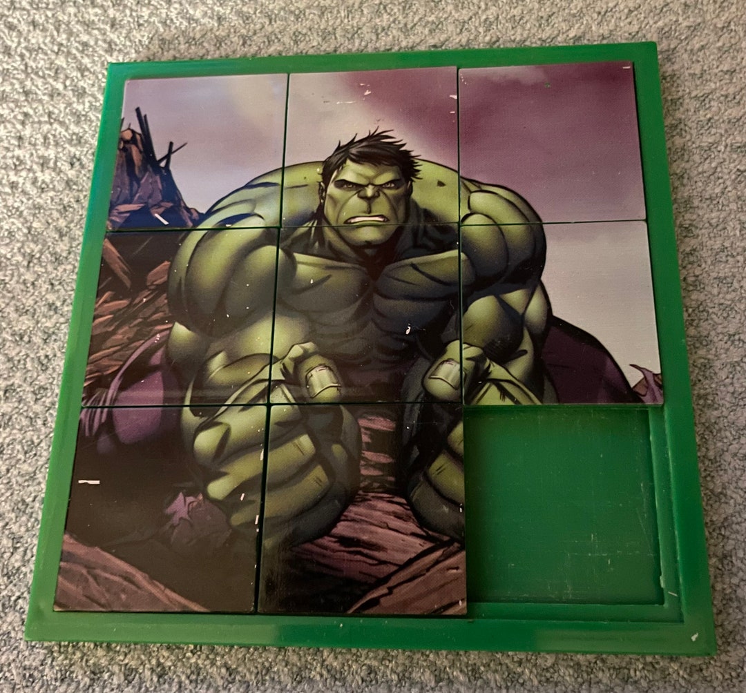 Incredible Hulk Number Puzzle by Blip Toys LLC - Etsy