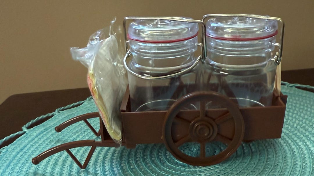 Vintage Mason Jar-n-cart With Original Box - Etsy